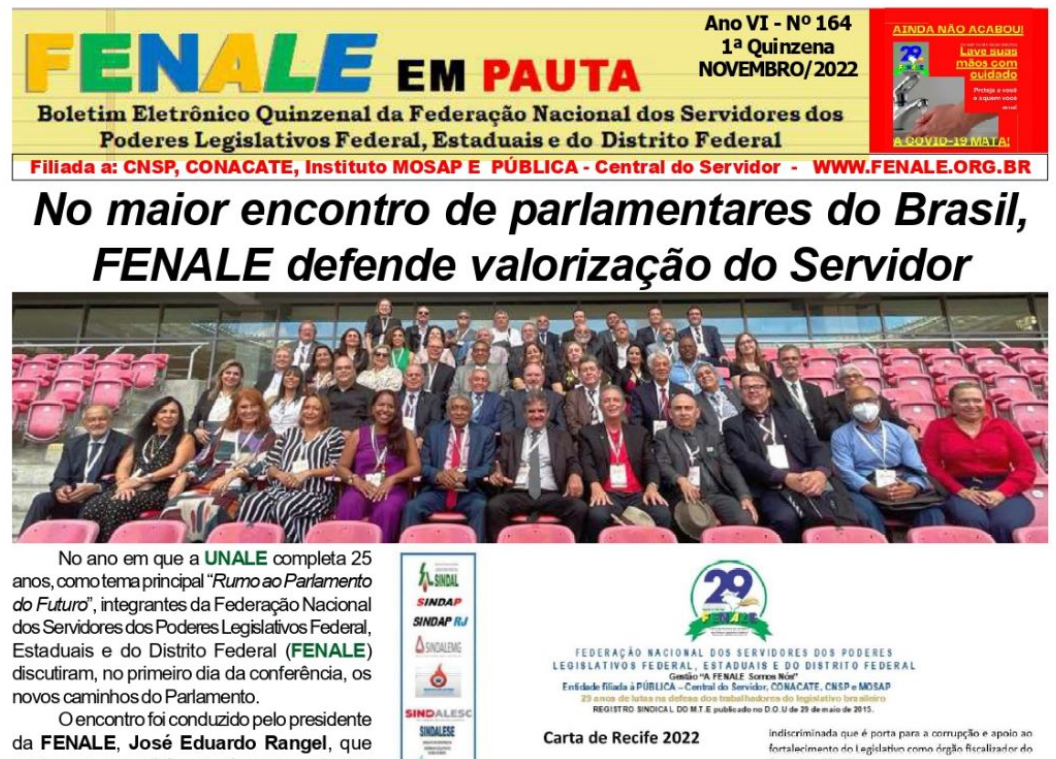 FENALEFenale em Pauta N° 164 | FENALE
