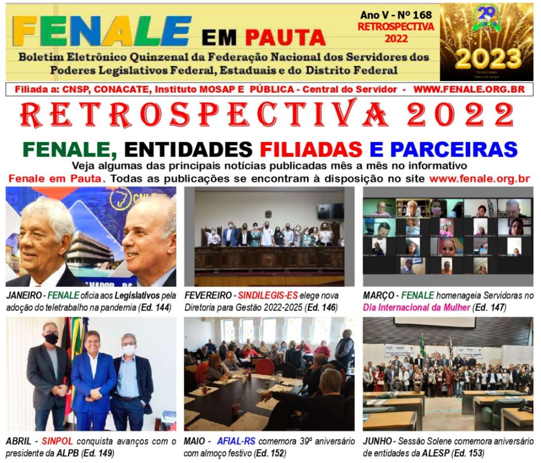 FENALEFENALE em Pauta n° 168 | FENALE